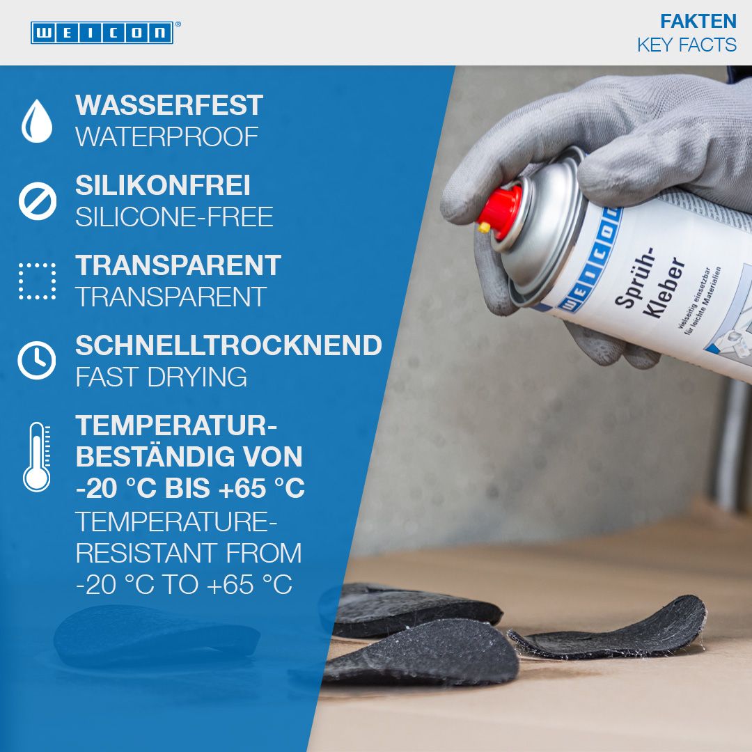 Adhesive Spray | sprayable contact adhesive, ideal for cardboard and ...