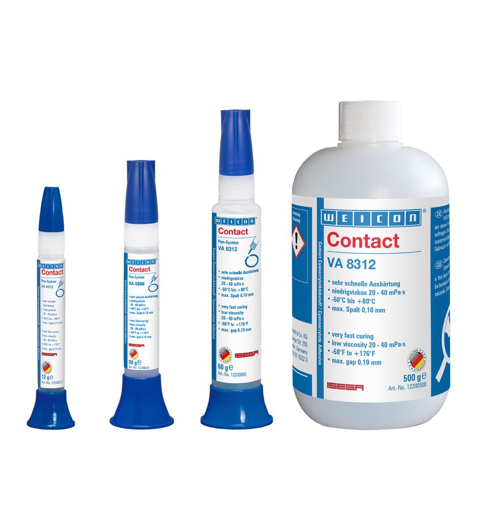 WEICON Contact VA 8312 Cyanoacrylate Adhesive | instant adhesive for ...