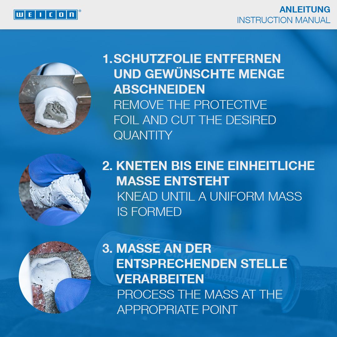 Repair Stick Copper 115 g | Repair putty | WEICON